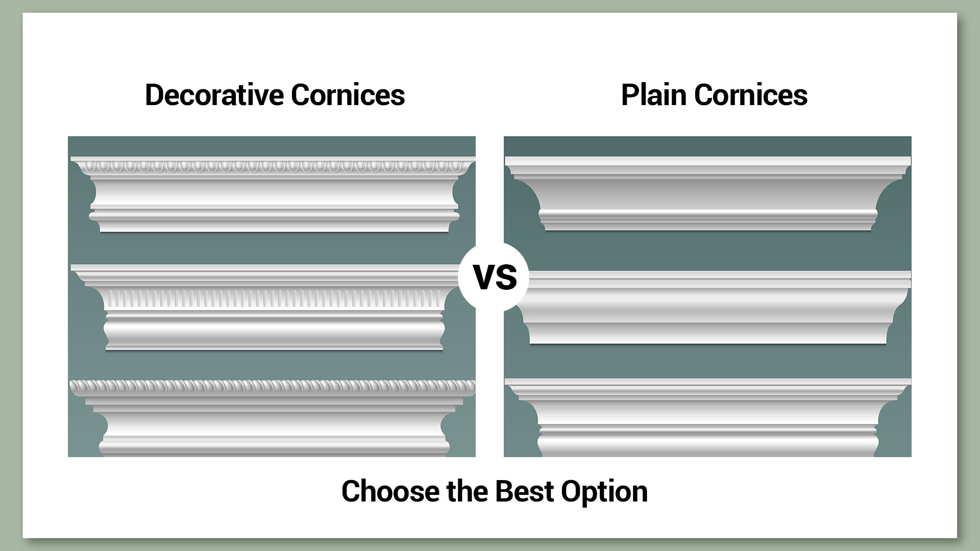 Decorative Cornices vs Plain Cornices: Choose the Best Option | Hirison ...
